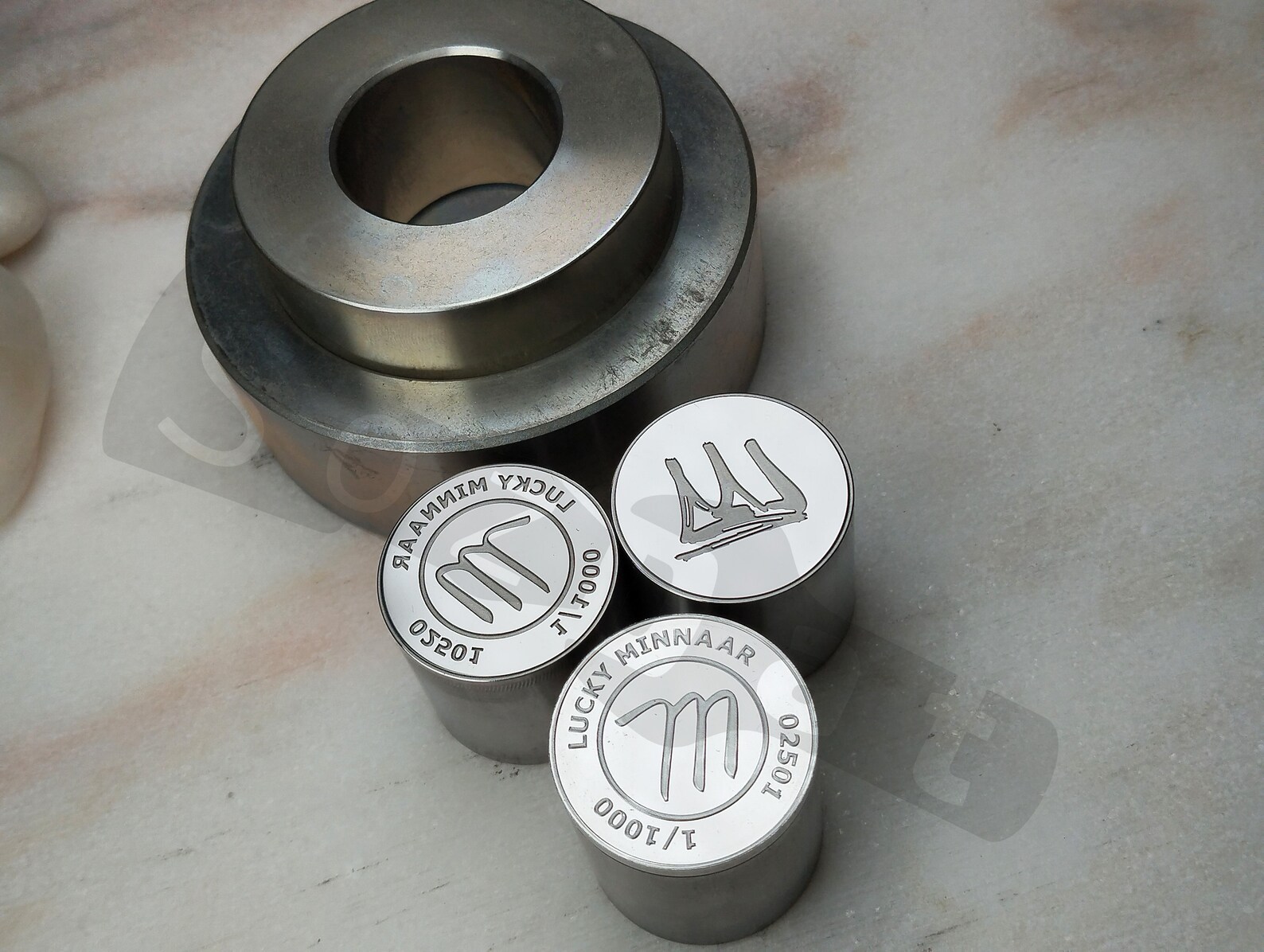 Custom Coin Die for Coin Minting, Coin Stamp Die Personalized Round ...