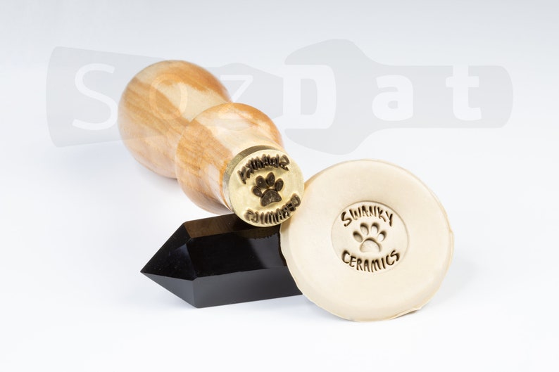 Makers Mark Stamp for Clay Personalized Pottery Stamp Clay - Etsy