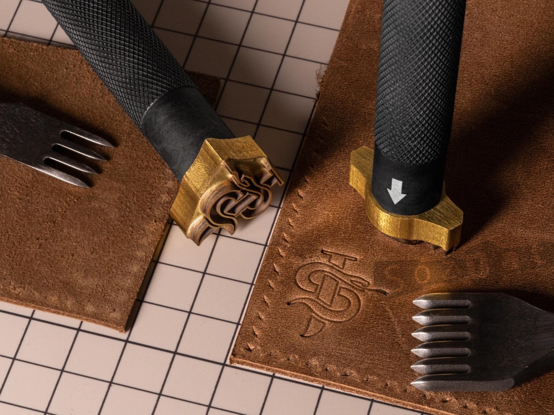 Custom Leather Stamp Leather Custom Brass Emboss Stamp Leather Brass ...