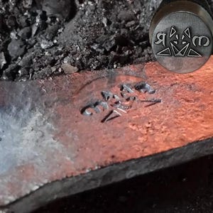 Custom Knife Makers Mark Stamp Makers Mark Knife Stamp Blacksmith Stamp ...