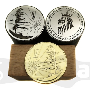Custom Coin Die for Coin Minting, Coin Stamp Die Personalized Round ...