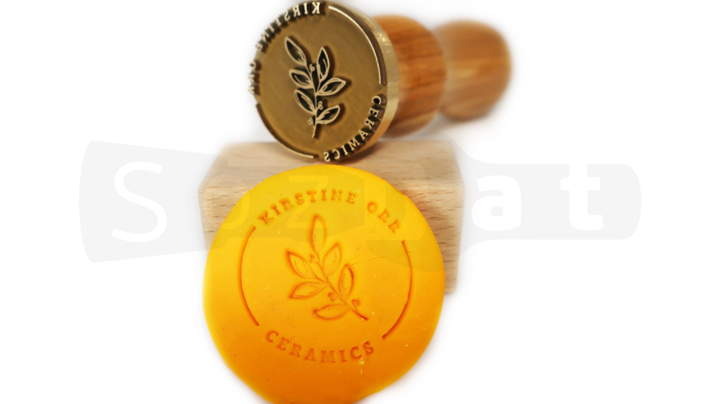 Makers Mark Stamp for Clay Personalized Pottery Stamp Clay | Etsy