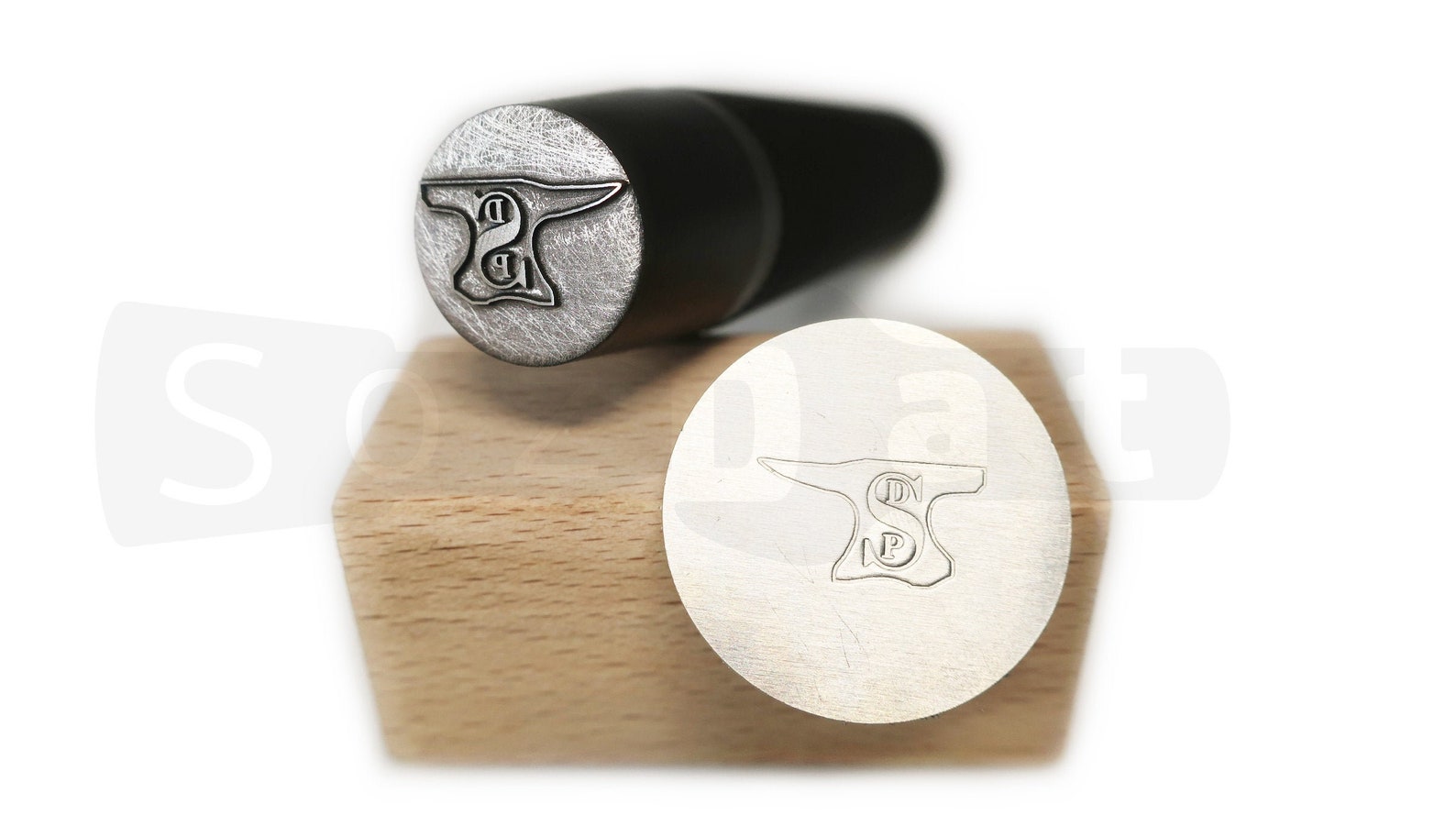 Custom Blacksmith Touchmark Stamp Custom Steel Hand Stamp - Etsy