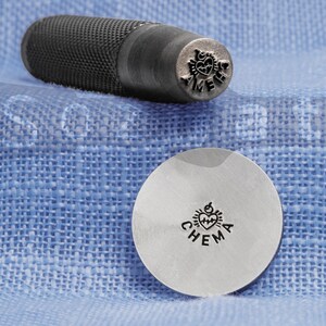 Custom Blacksmith Touchmark Stamp Custom Steel Hand Stamp Stainless ...