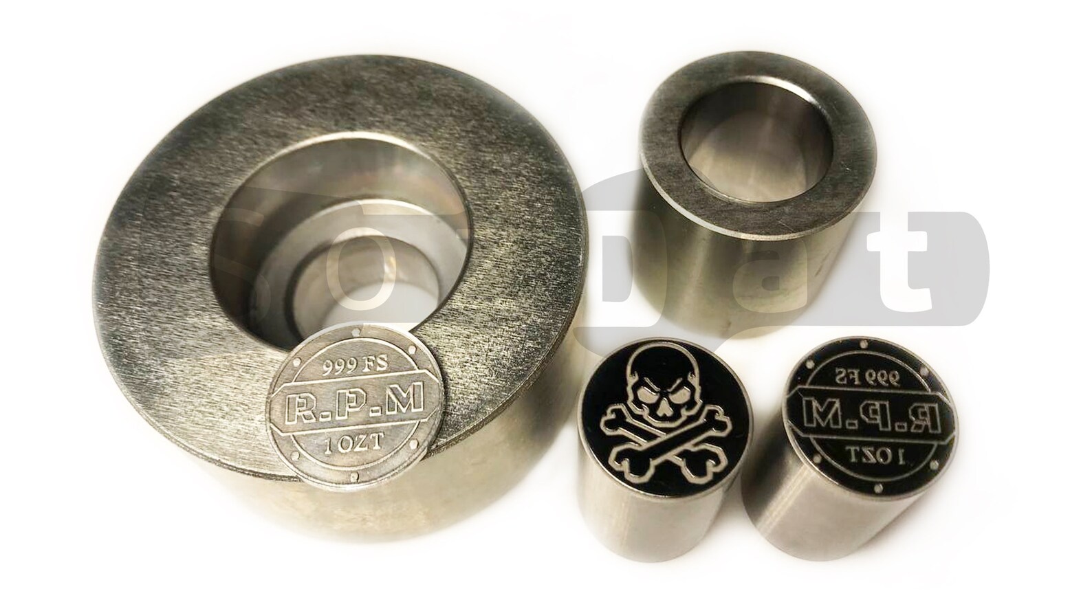 Custom Coin Dies for Coin Minting With Retaining Collar Ring, Coin ...