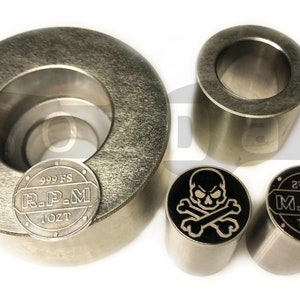 Custom Coin Die for Coin Minting, Coin Stamp Die Personalized Round ...