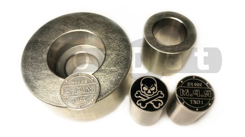 Custom Coin Die for Coin Minting, Coin Stamp Die Personalized Round ...