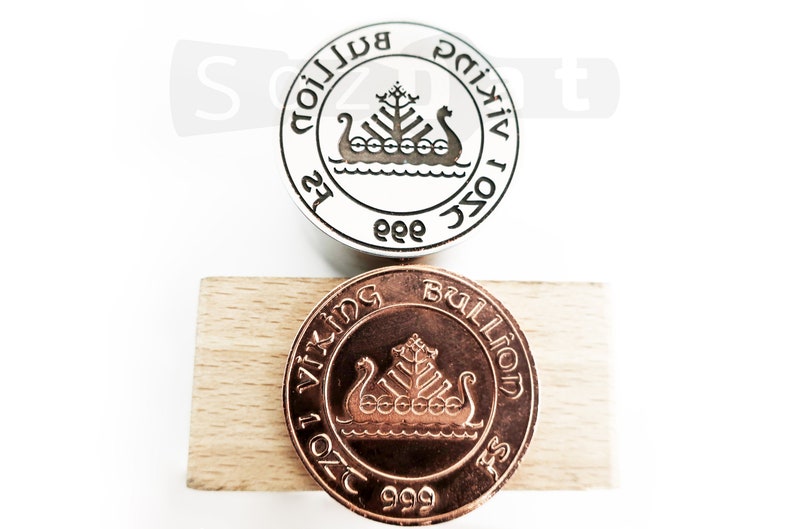Custom Coin Die for Coin Minting, Coin Stamp Die Personalized Round ...