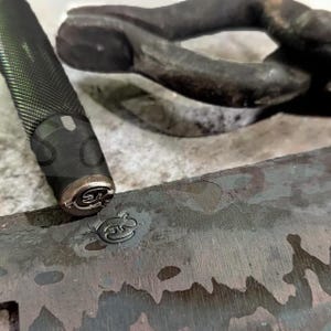 Custom Metal Touchmark Stamp Blacksmith Stamp Steel Touchmark Stamps ...