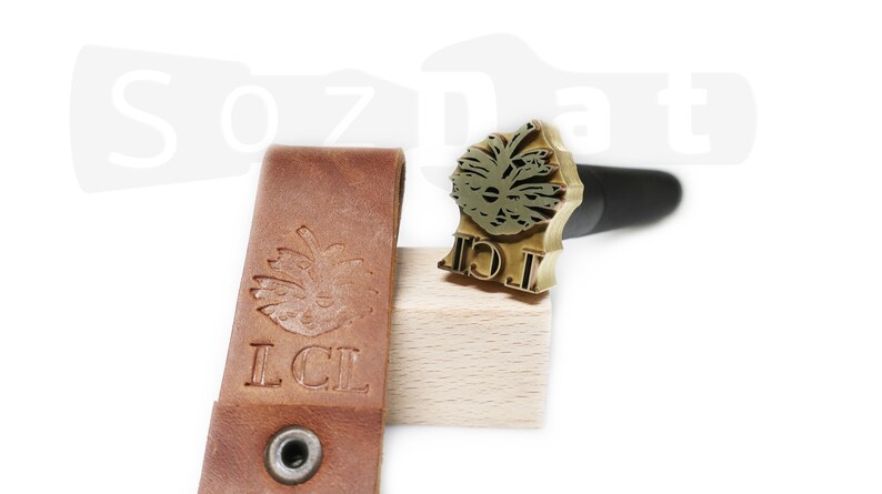Custom Leather Stamp Leather Custom Brass Emboss Stamp Leather - Etsy