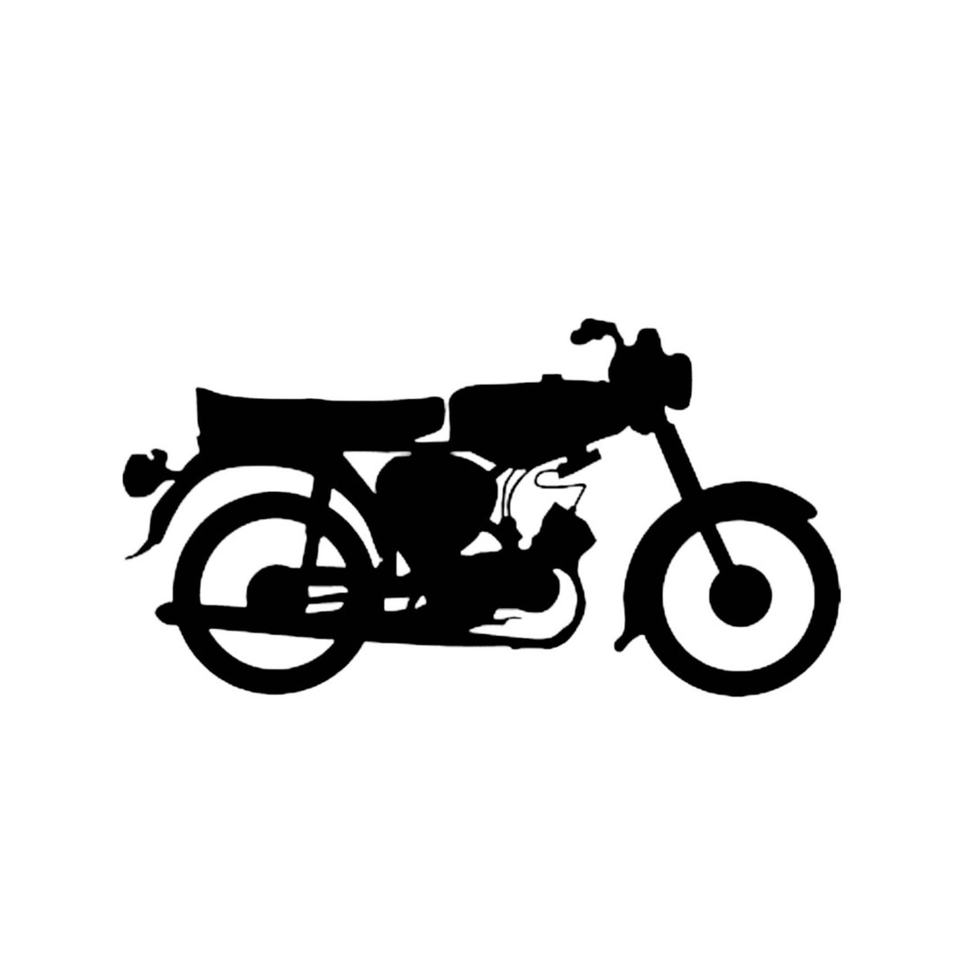 Simson SR50 SR51 Moped- Bügelbild Aufbügler Plott für Shirt/ Kissen DIY ...