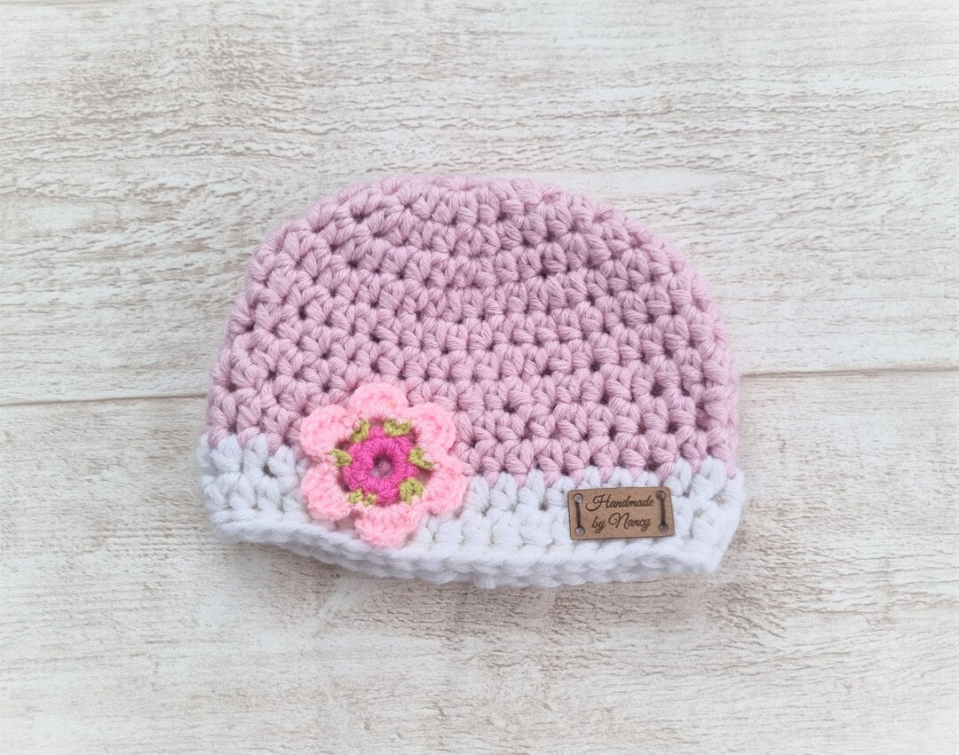 Cute Baby Wool Hat Crochet Hat Beanie Size. 30-35 Newborns - Etsy