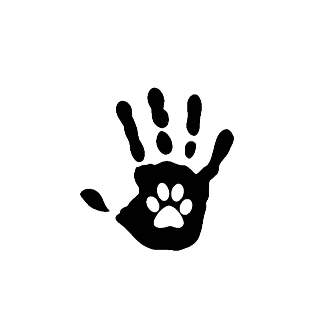 Hand Handprint Dogs Love Ironing Picture Application Press - Etsy
