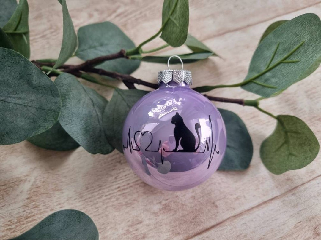 Pet Cat Cat Cats ECG Christmas Tree Bauble Christmas Bauble Christmas ...