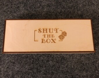 Wooden Shut the Box | Etsy