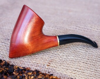 Wooden smoking pipe Handmade Wood carved smoking pipe Tobacco | Etsy