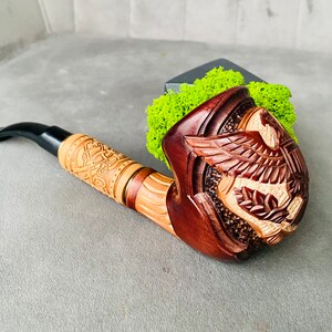 Smoking Pipe "american Eagle" - Pipe for Tobacco Smoking - Tobacco Pipe ...