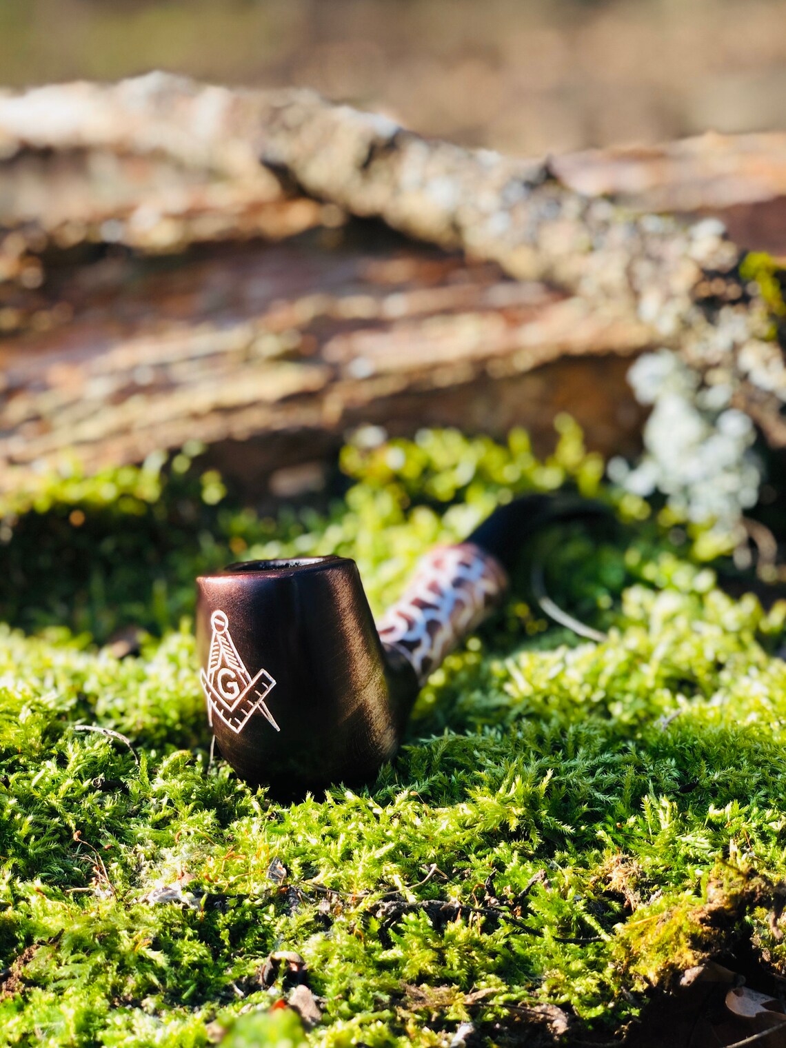 Freemason Gifts Masonic Tobacco Pipe Wooden Pipe - Etsy