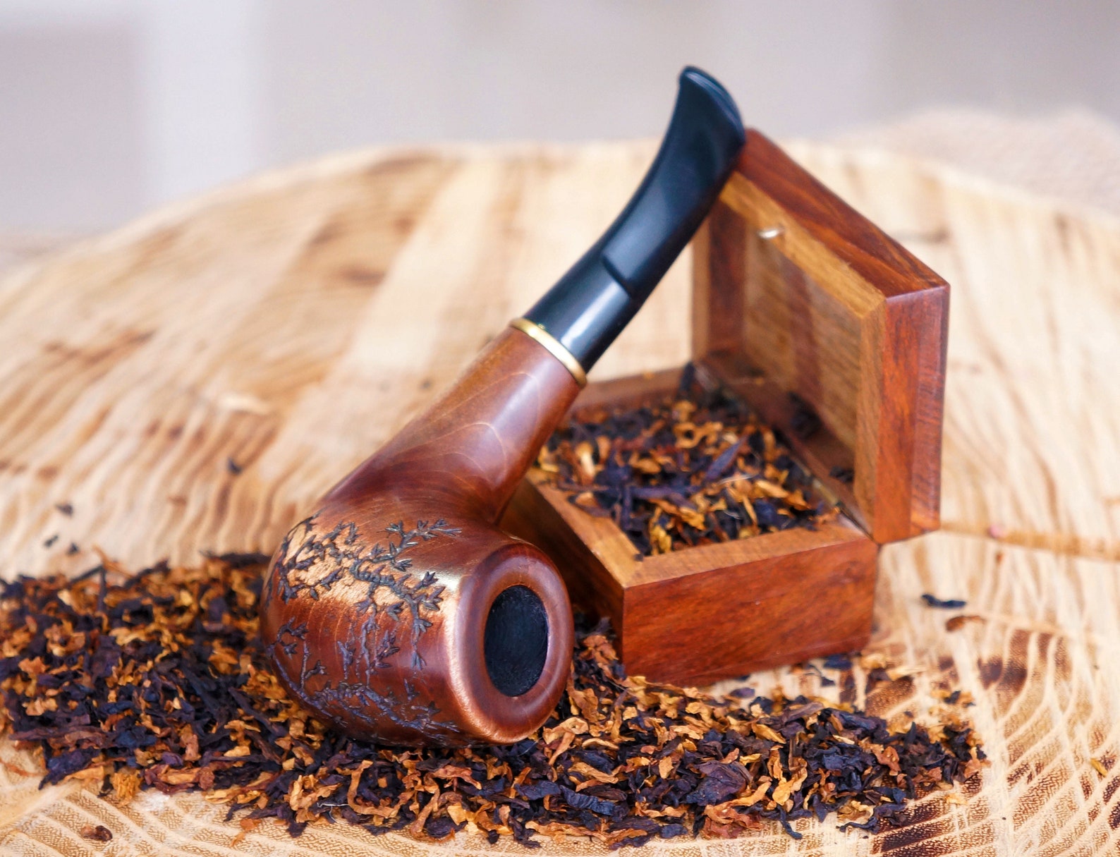 Pipe fumant Tree Pipes fumant du tabac Pipe en bois | Etsy