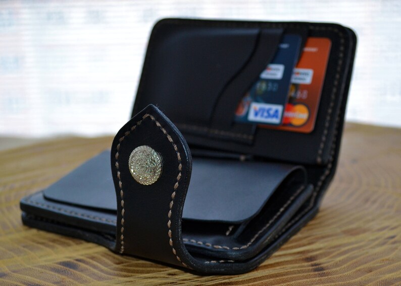 Leather Wallet Unisex Wallet Handmade Wallet Leather Wallet - Etsy