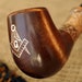 Freemason Gifts Masonic Tobacco Pipe Wooden Pipe Tobacciana Pipe ...