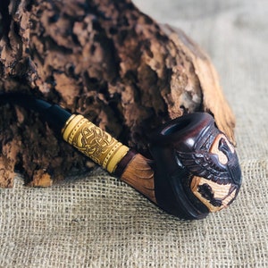 Smoking Pipe american Eagle Pipe for Tobacco | Etsy