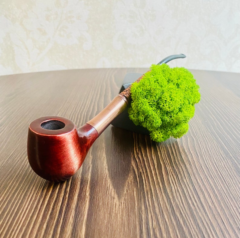 Long Smoking Pipe Tobacco Pipe Exclusive Wood Pipes Wood - Etsy