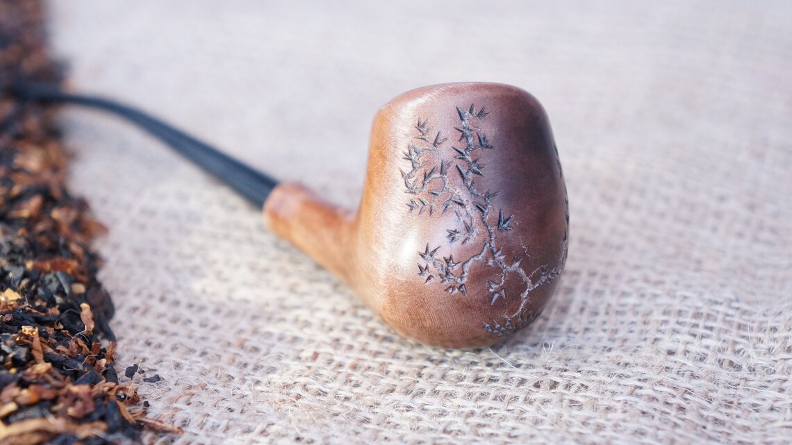 Smoking Pipe tree tobacco Pipe Exclusive Wood - Etsy