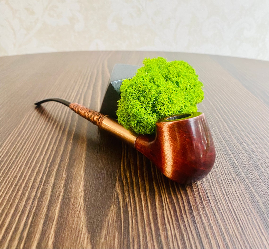 Long Smoking Pipe Tobacco Pipe Exclusive Wood Pipes Wood - Etsy