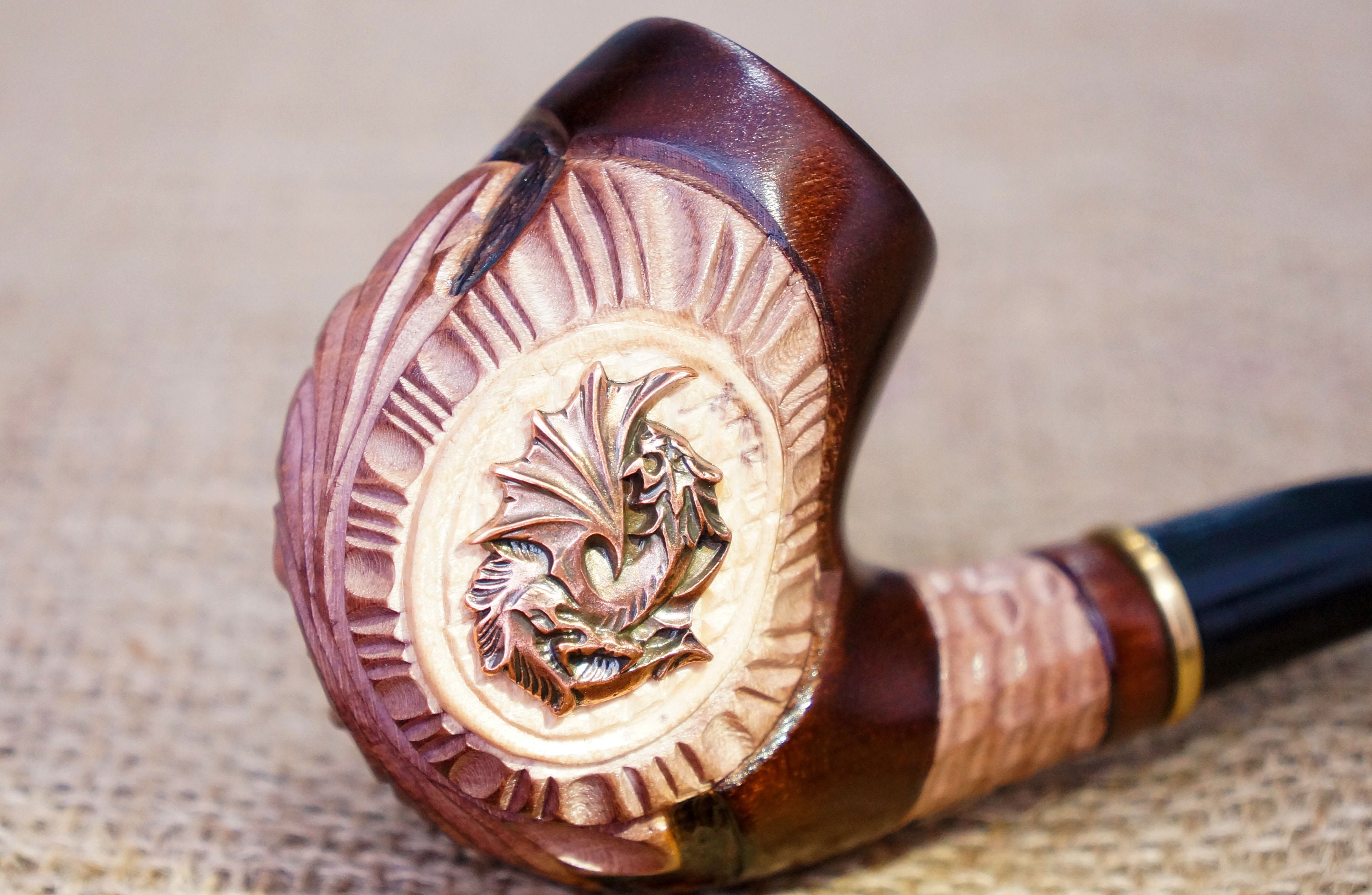 Smoking Pipe dragon Metal Pipe for Tobacco | Etsy