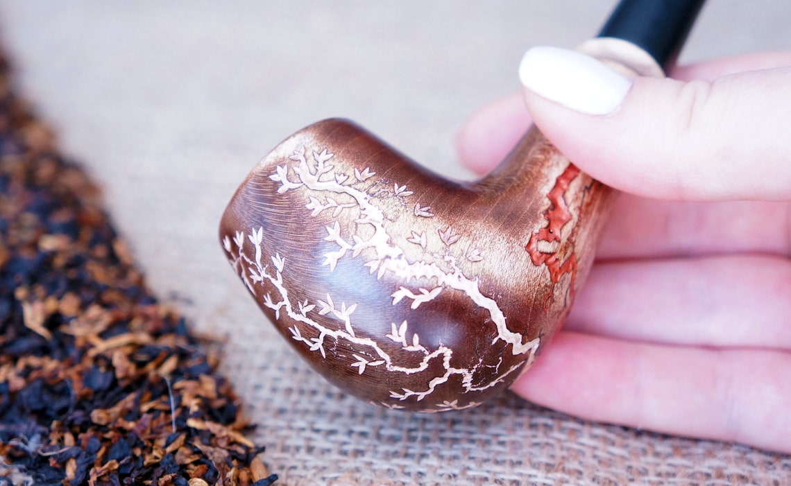 Smoking Pipe tree Tobacco Pipe Exclusive Wood | Etsy