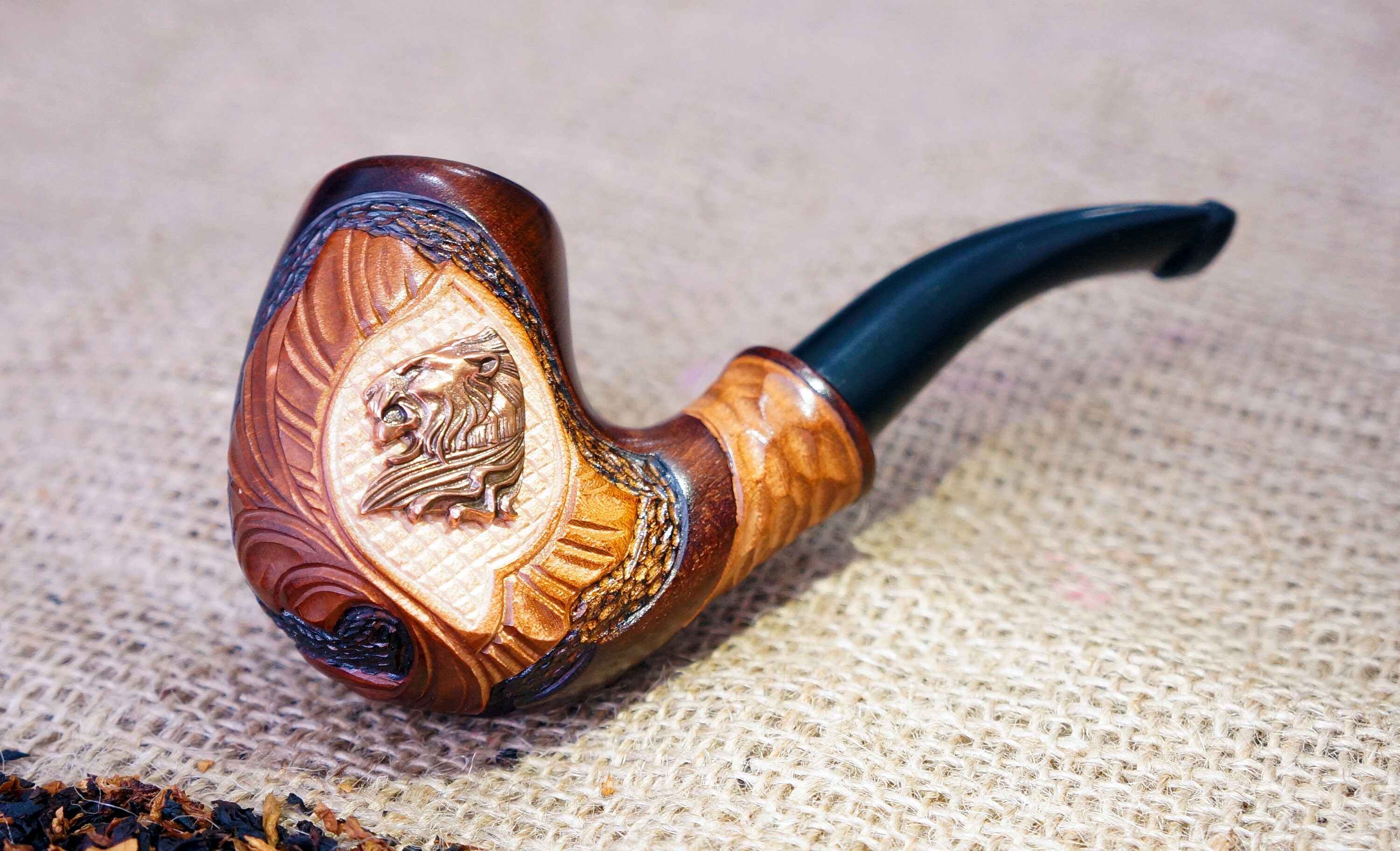 Smoking Pipe lion Metal Pipe for Tobacco Smoking | Etsy