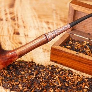 Long Smoking Pipe Tobacco Pipe Exclusive Wood Pipes Wood - Etsy