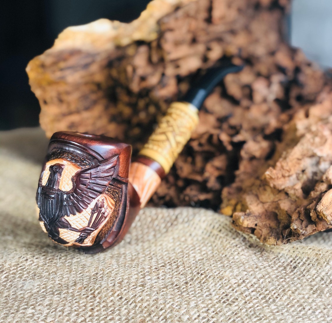 Smoking pipe American eagle Pipe for tobacco | Etsy