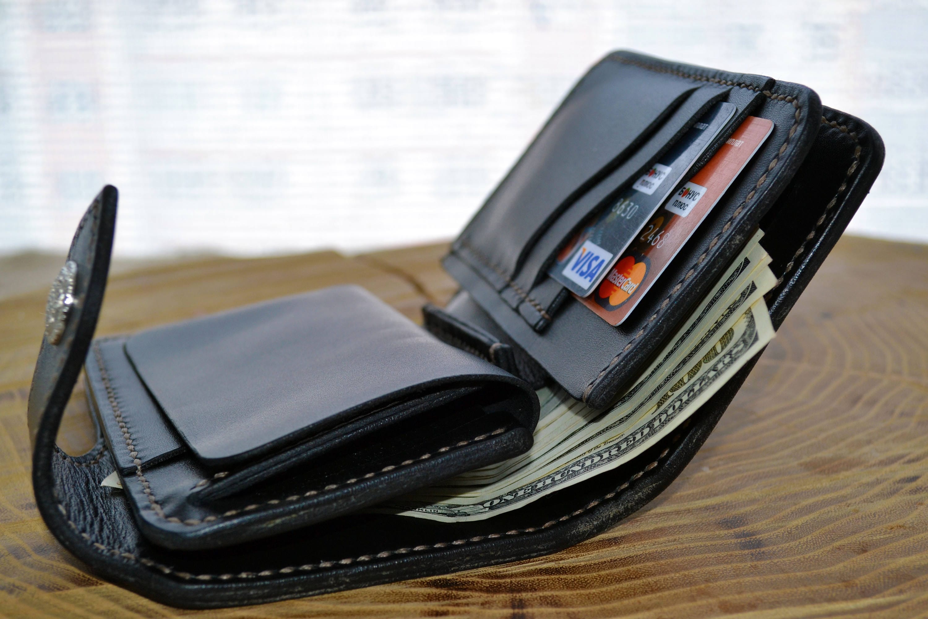 Leather Wallet Unisex Wallet Handmade Wallet Leather Wallet - Etsy