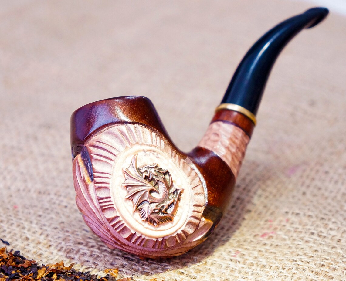 Smoking Pipe dragon Metal Pipe for Tobacco | Etsy