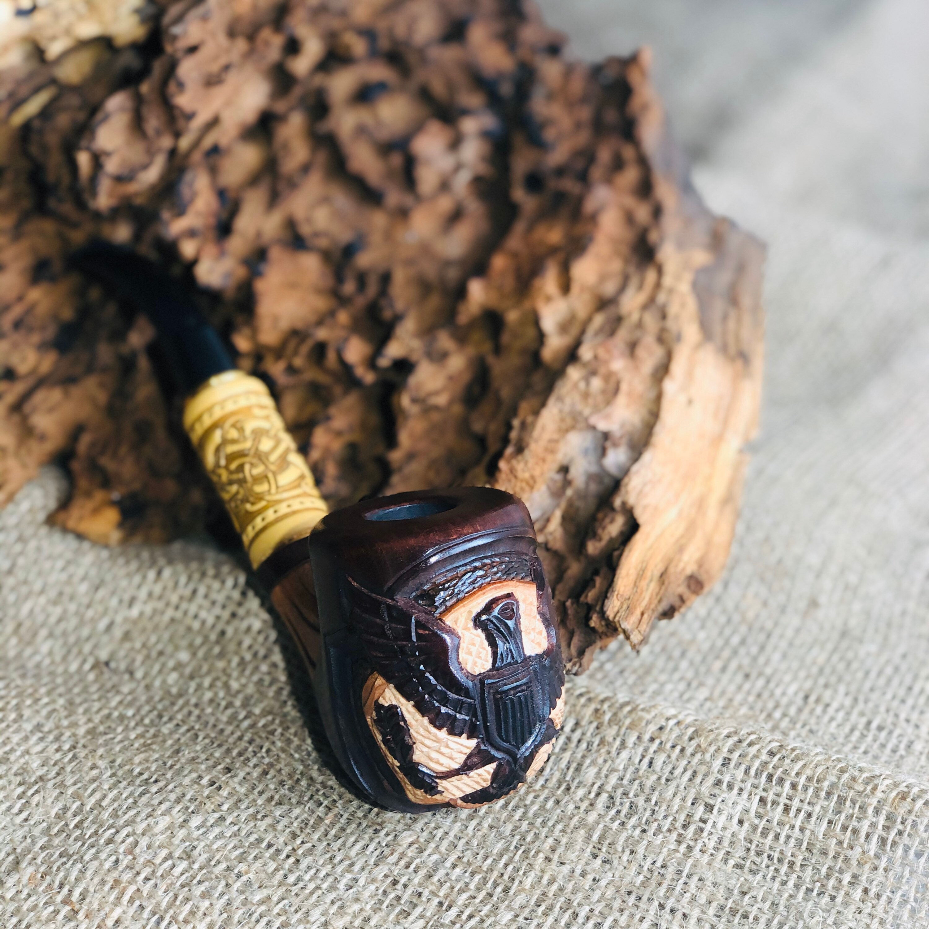 Smoking Pipe american Eagle Pipe for Tobacco | Etsy