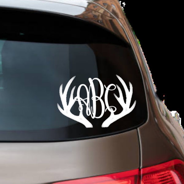 Deer Antler Decal - Etsy