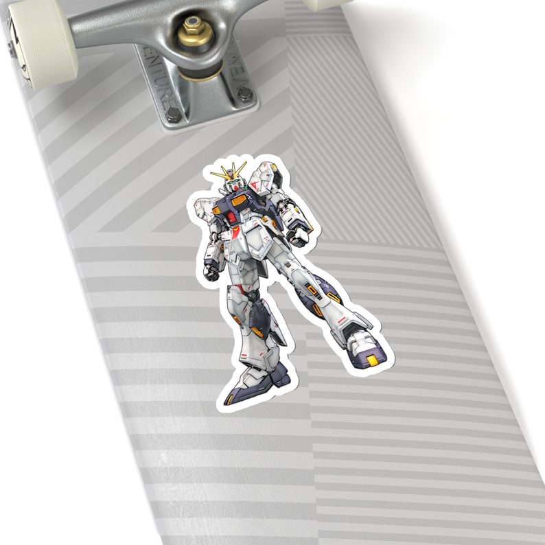 Nu Gundam Sticker / Gunpla / Decal / White / Transparent / Saint-ism - Etsy