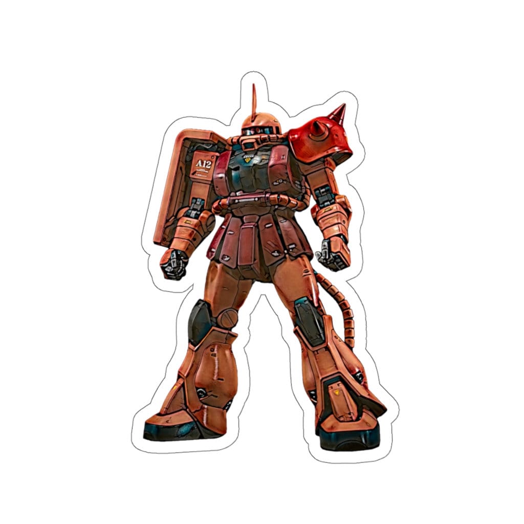 Char's Zaku 2 Sticker / Gundam Sticker / Anime Sticker / - Etsy