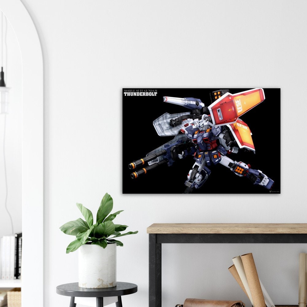 Gundam Thunderbolt Poster / FA-78 Full Armor Gundam Wall Art Print - Etsy