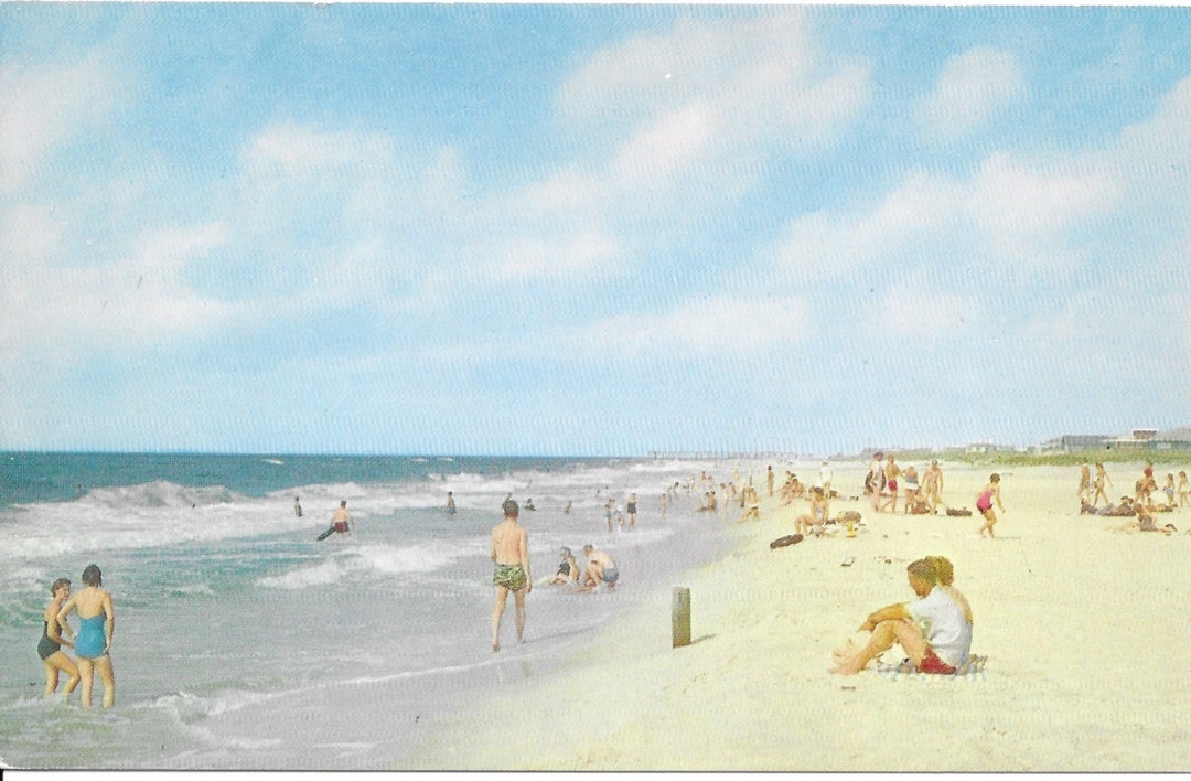 Vintage Alabama Postcard Gulf Shores White Beach Seashore Coastal ...