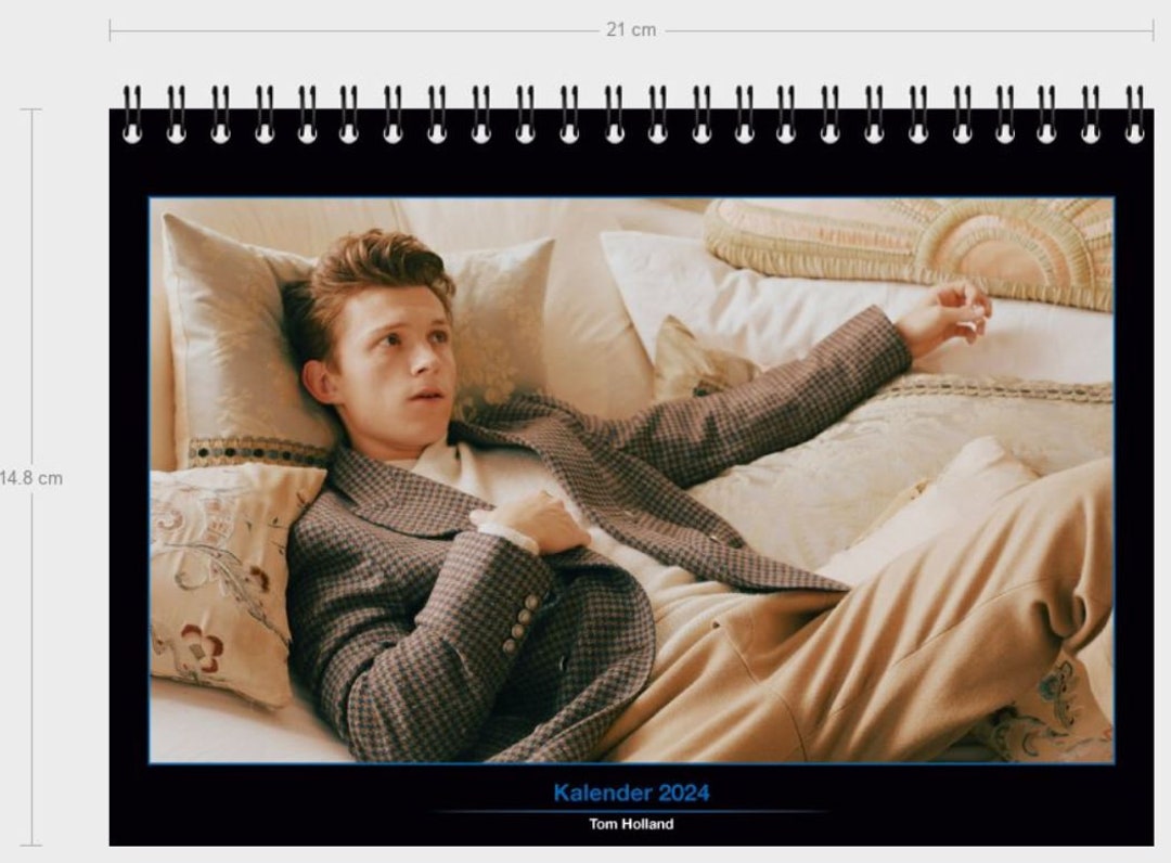 Tom Holland Calendar 2023 - Etsy