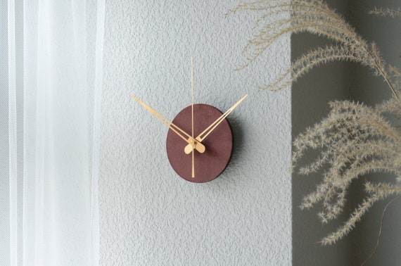 Small Clock for Wall Solid Color Decorative Small and - Etsy