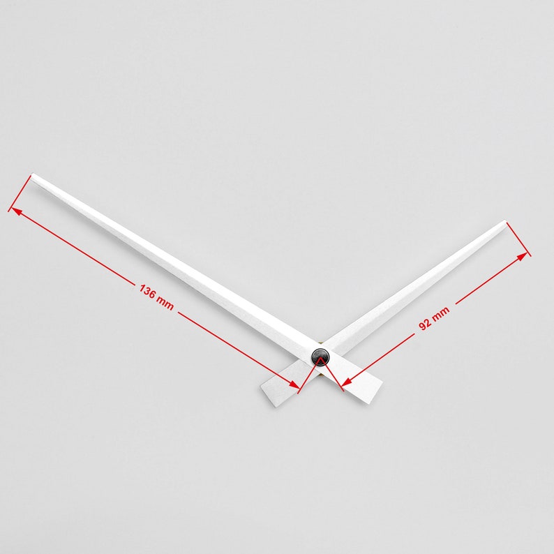 Silent Quartz Clock Mechanism With Silver or White Clock Hands - Build ...