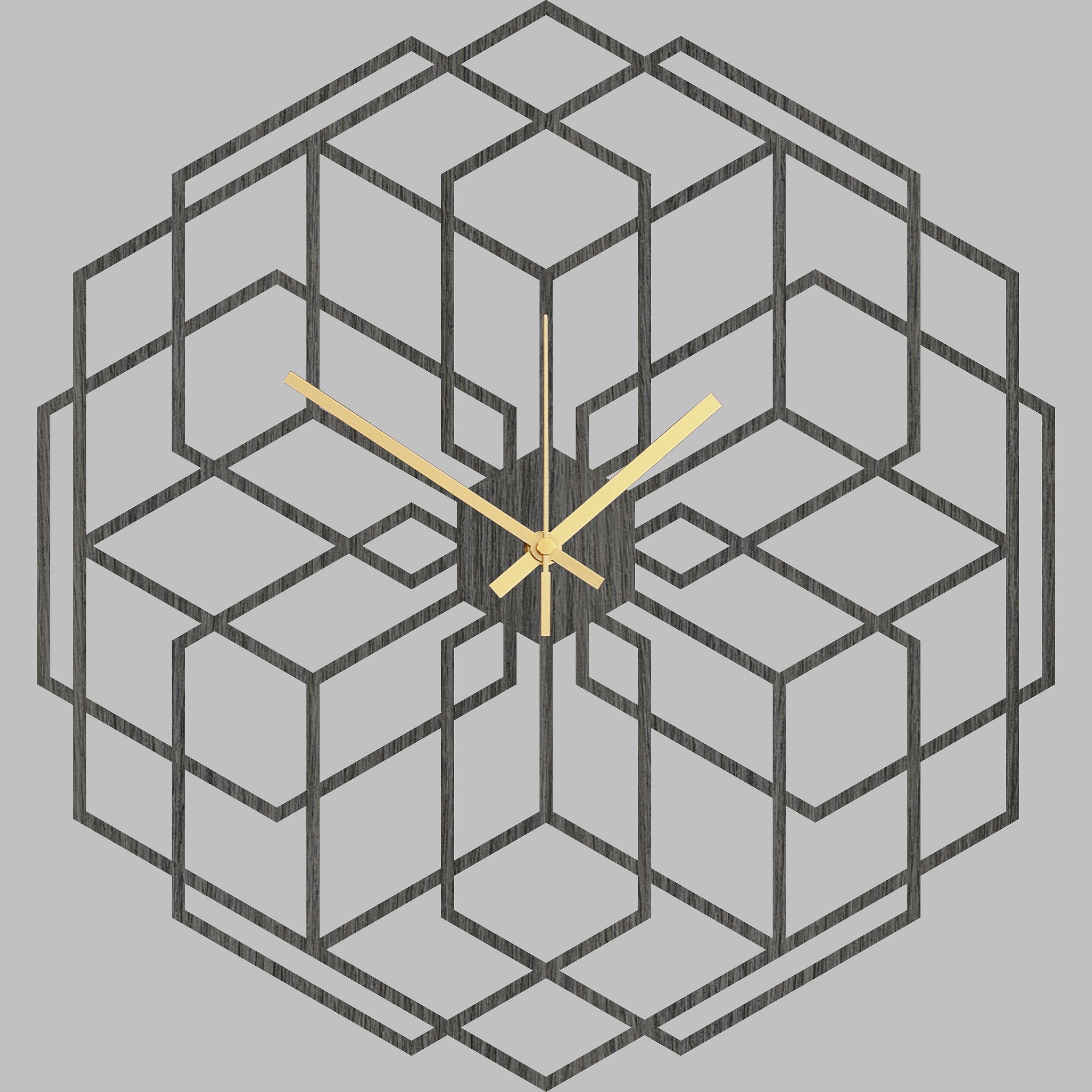 17 Wall Clock Wooden Design Clock Gift for Couple - Etsy