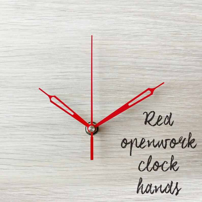 Rustic Wooden Wall Decor, Modern Wall Clock With Numbers, Wall Hanging ...