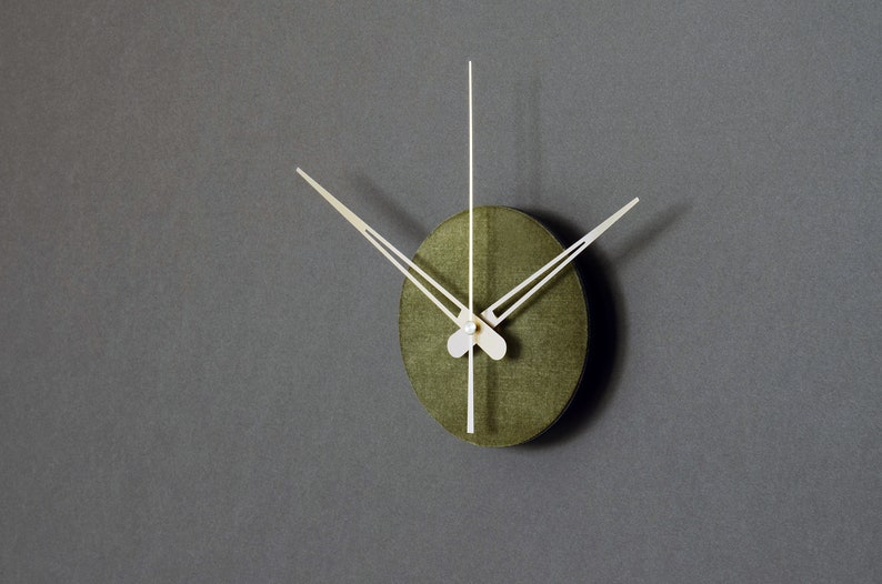 Silent 5 Inch Wall Clock Minimalist Room Decor Non Ticking - Etsy