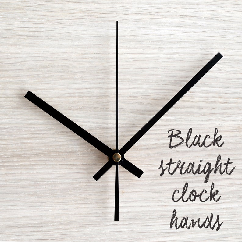 Rustic Wooden Wall Decor, Modern Wall Clock With Numbers, Wall Hanging ...