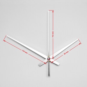 Silent Quartz Clock Mechanism With Silver or White Clock Hands - Build ...